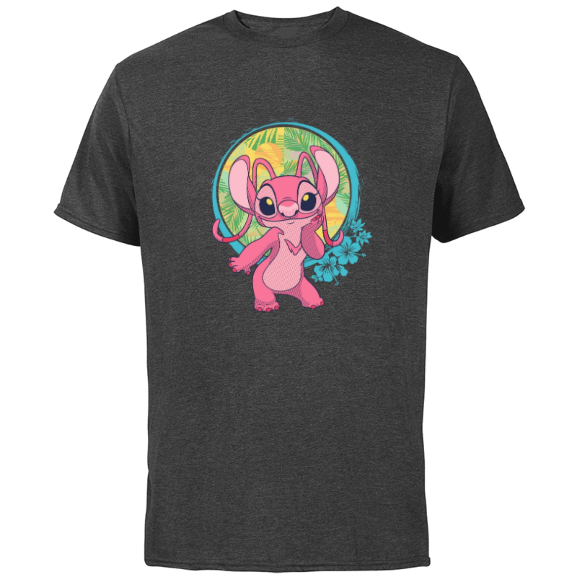 Disney Lilo & Stitch Angel Tropical Hawai’i Beach Vibes - Short Sleeve ...