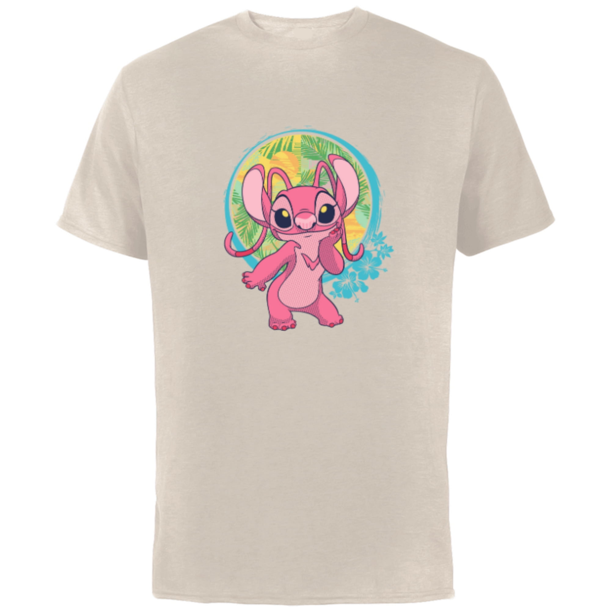 Disney Lilo & Stitch Angel Tropical Hawai’i Beach Vibes - Short Sleeve ...