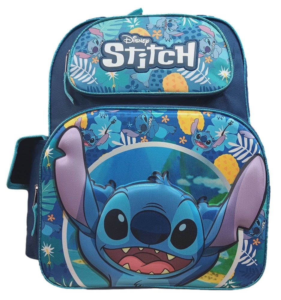 Disney Lilo & Stitch Backpack 16 inch Blue - Walmart.com