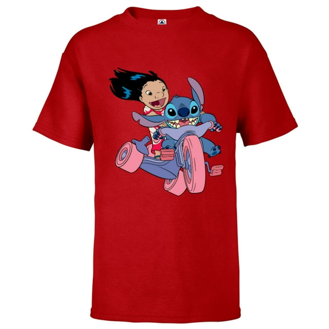 Disney Lilo & Stitch Bike Adventure - Short Sleeve T-Shirt for Kids ...