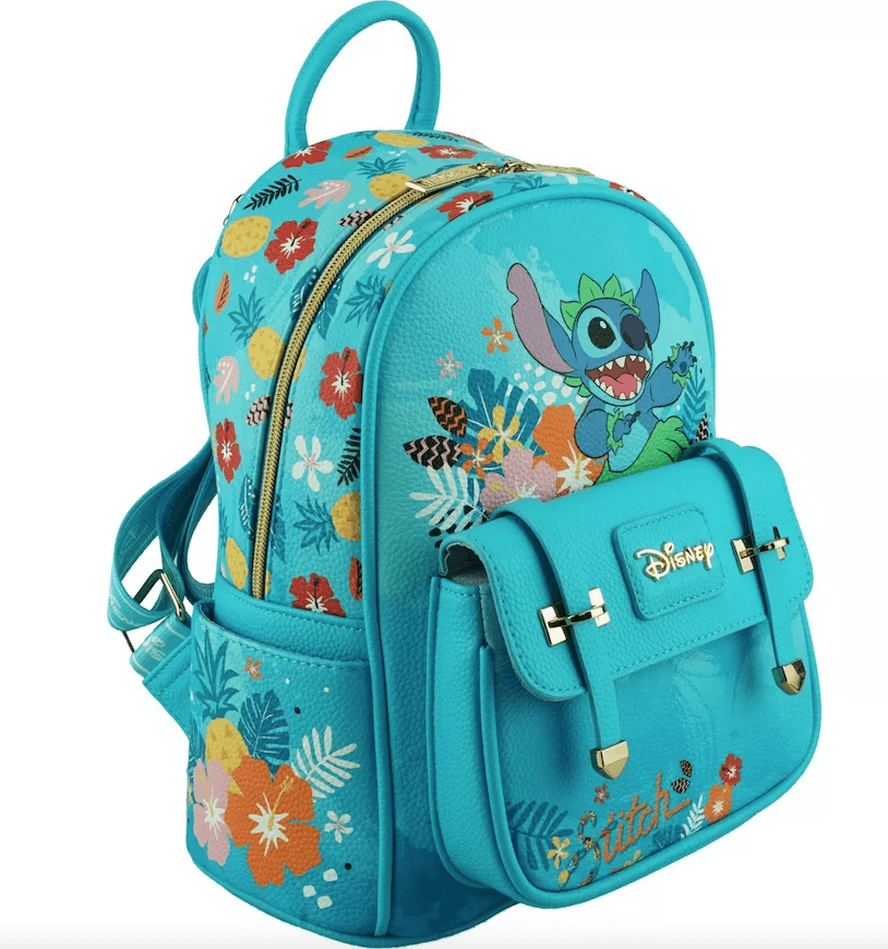 Disney Lilo & Stitch Blue WondaPop 11" Vegan Leather Fashion Mini ...