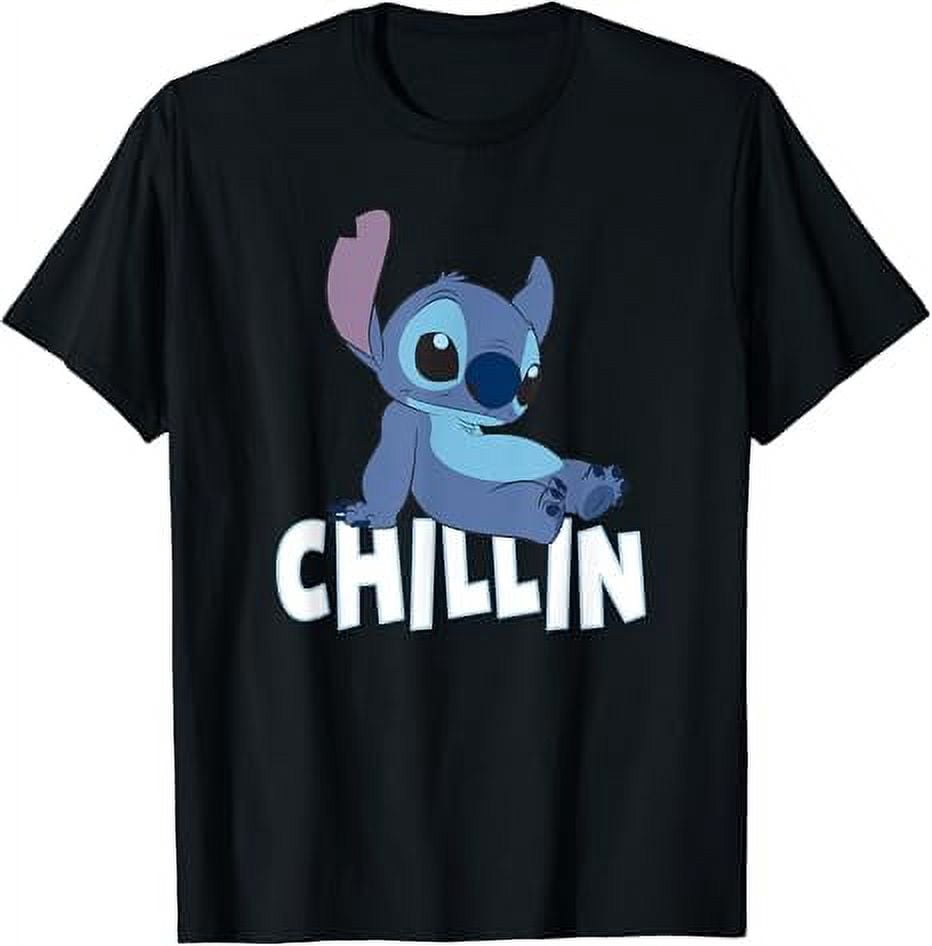 Disney Lilo & Stitch Chillin With Stitch T-Shirt - Walmart.com