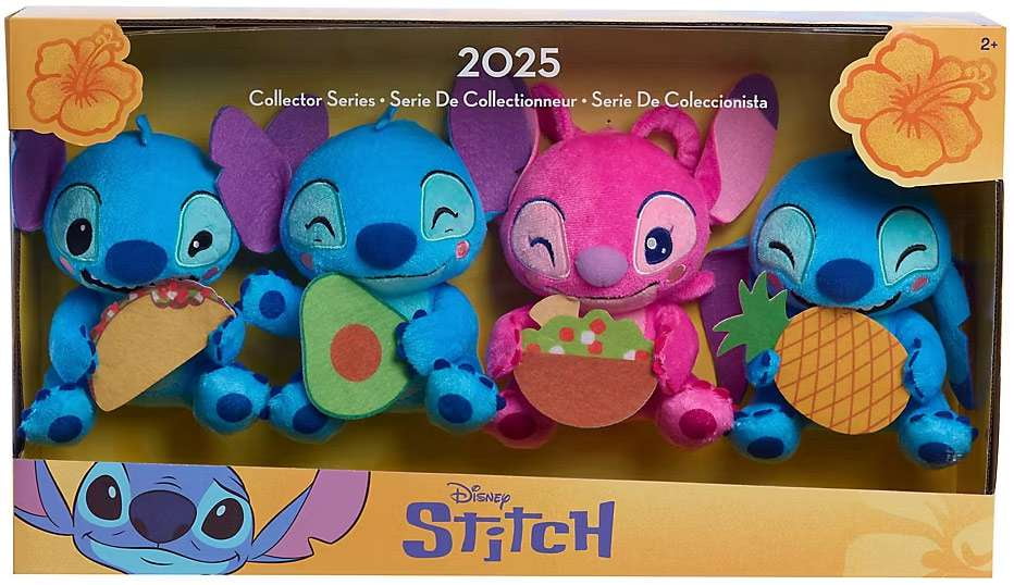 Disney Lilo & Stitch Collector Series 2025 Plush 4-Pack [Stitch & Angel ...