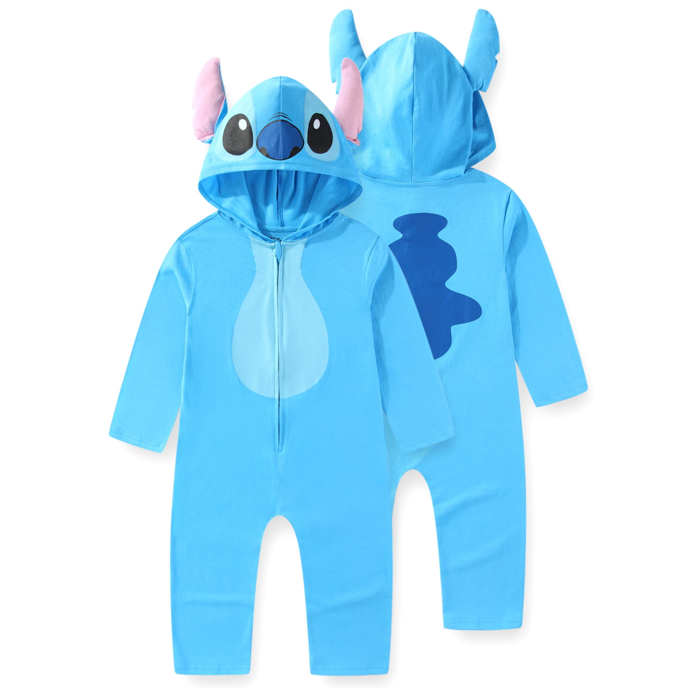 Disney Lilo & Stitch Cosplay Hooded Coverall with Ears (Girls), Sizes ...