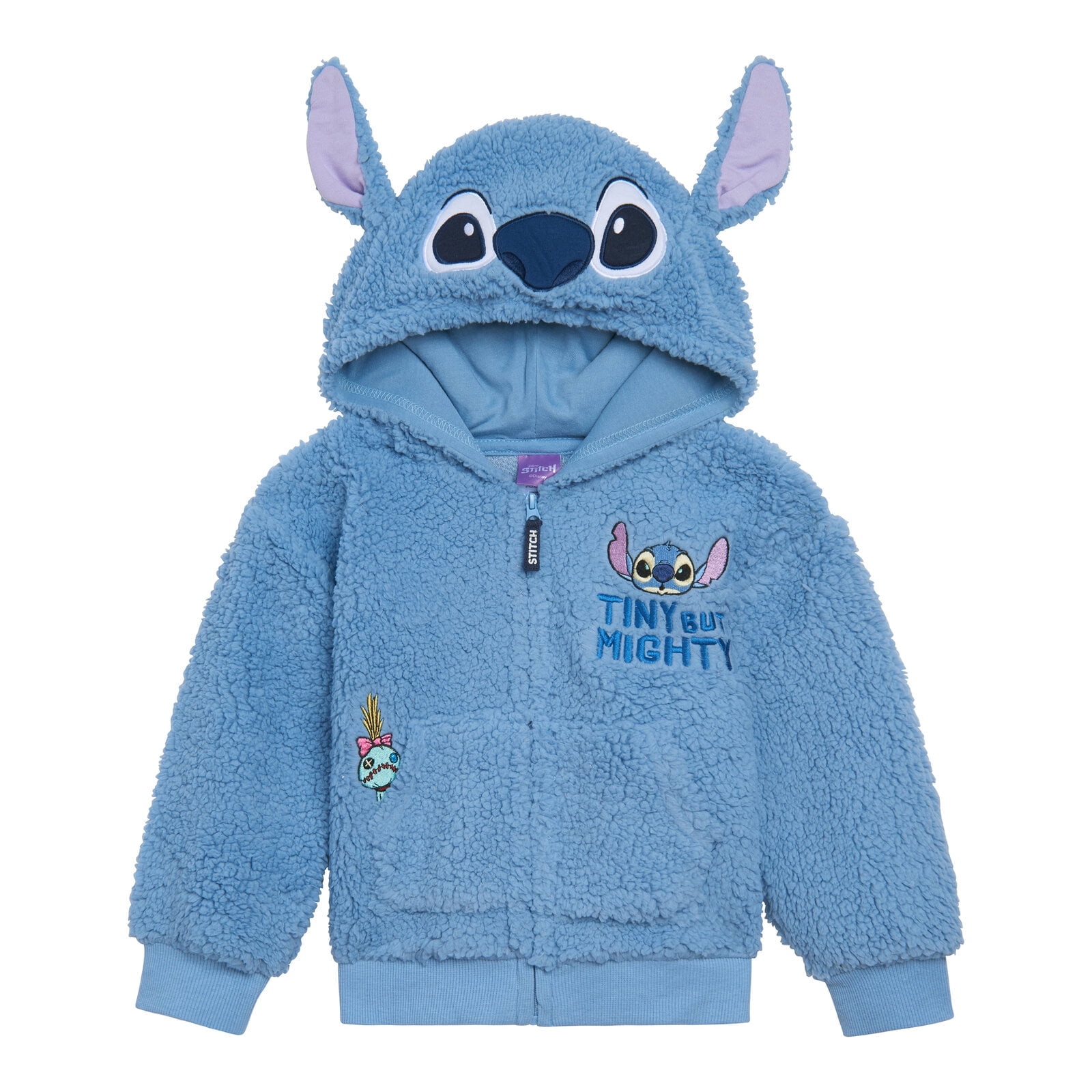 Disney Lilo & Stitch Cozy Sherpa Cosplay Hoodie Newborn to Big Kid ...