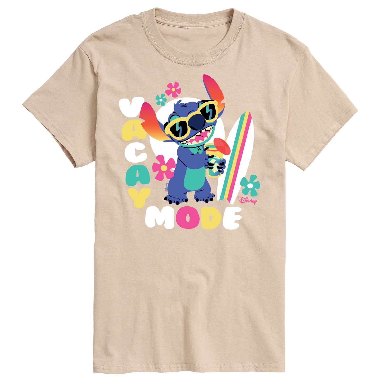 Disney - Lilo & Stitch - DND Vacay Mode - Men's Short Sleeve Graphic T ...