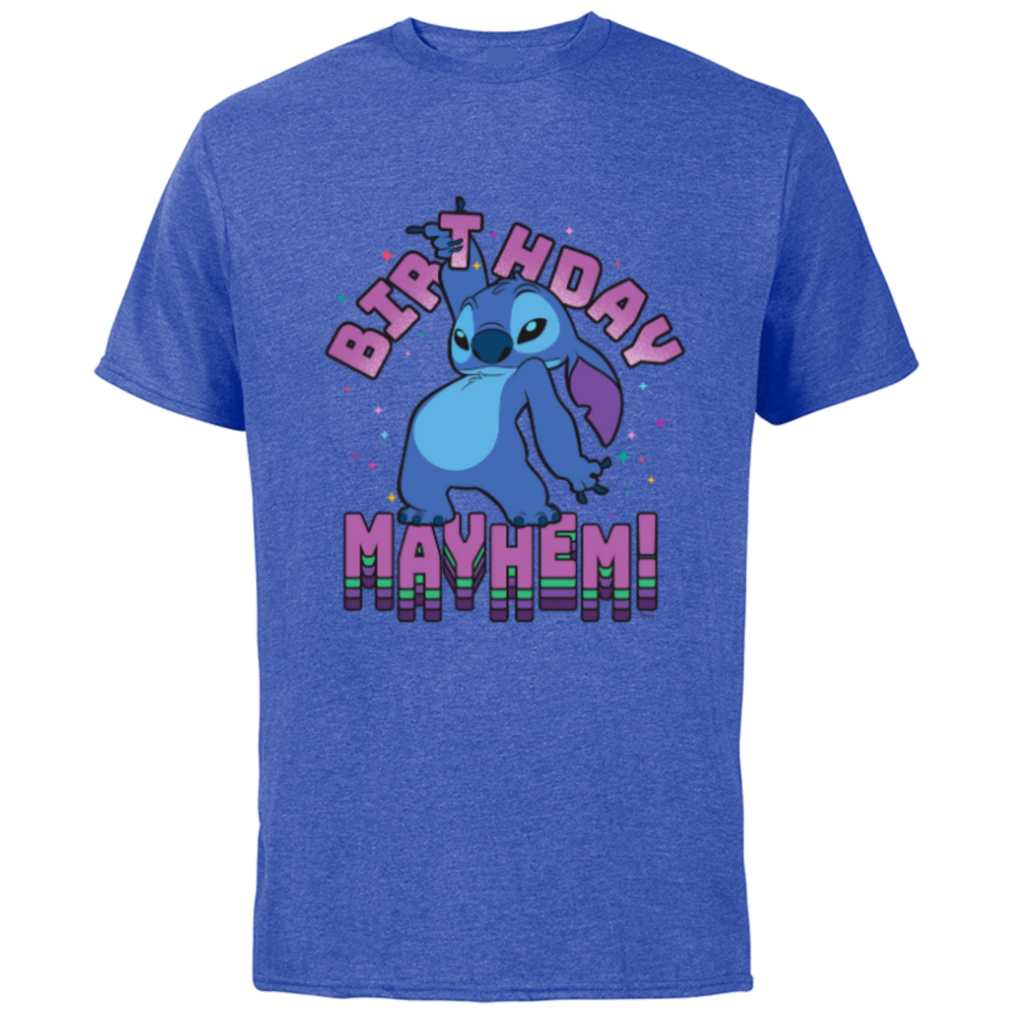 Disney Lilo & Stitch Disco Dance Birthday Mayhem! - Short Sleeve Cotton ...