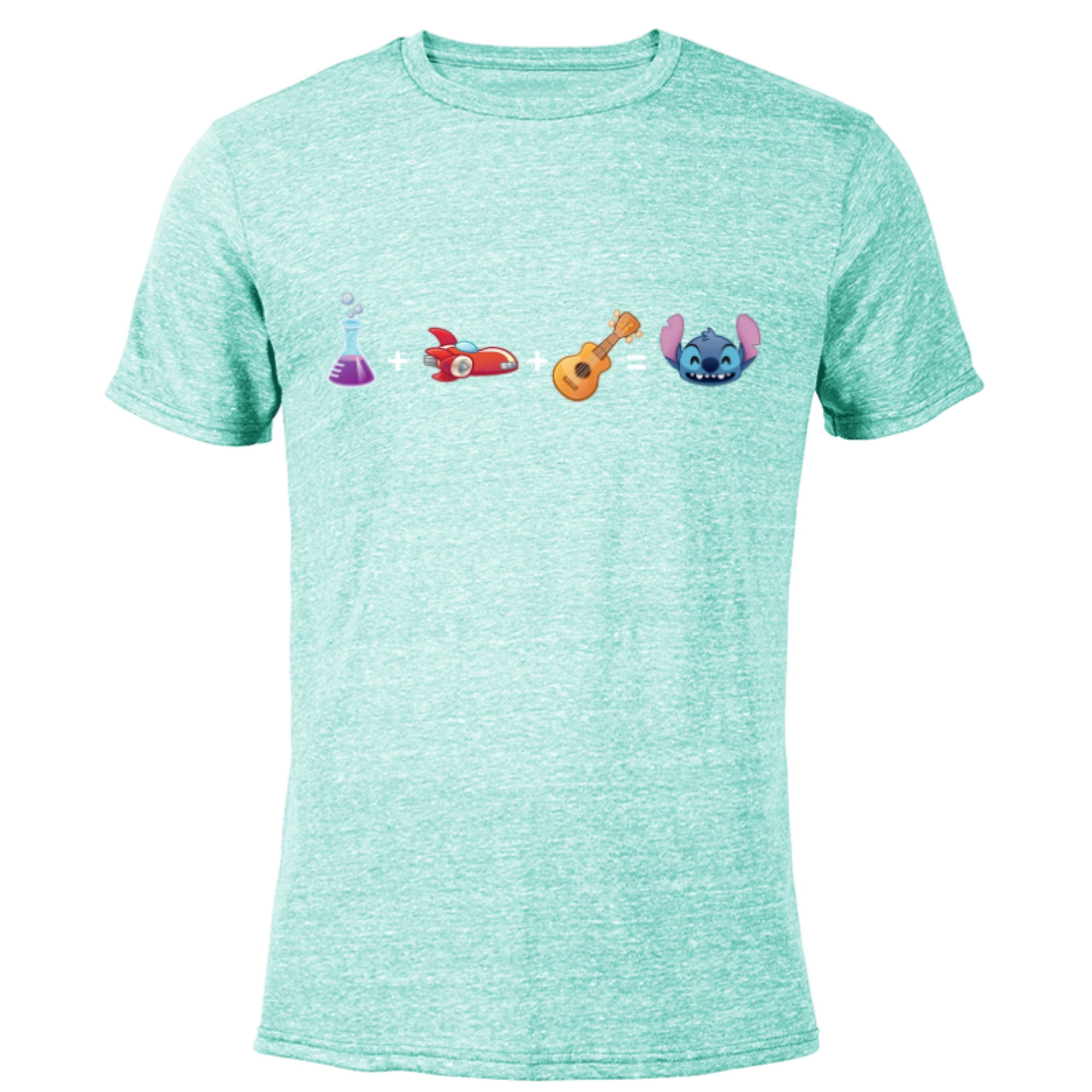 Disney Lilo & Stitch Emoji Code Formula - Short Sleeve Blended T-Shirt ...