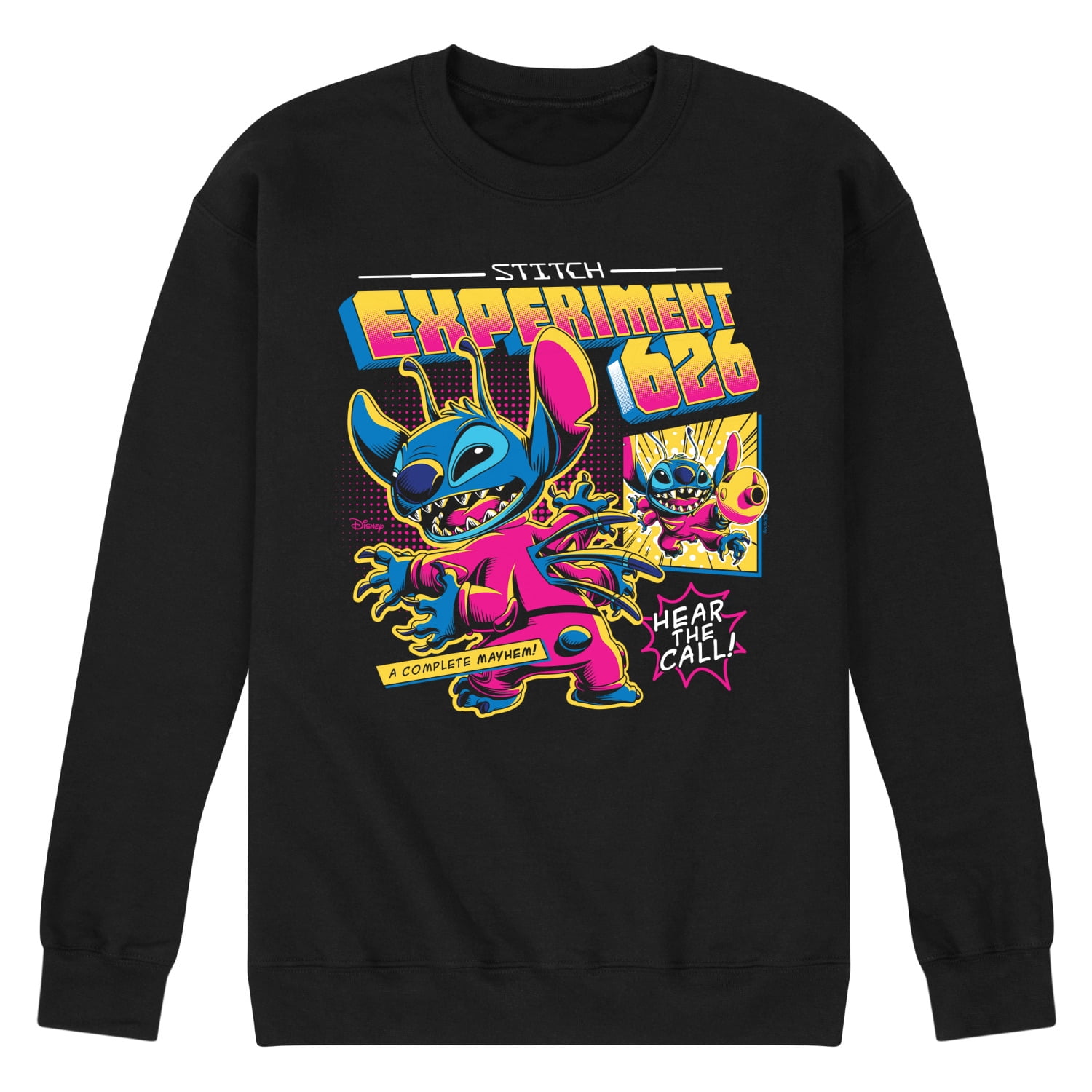Disney - Lilo & Stitch - Experiment 626 Cover - Men's Crew Neck Fleece ...