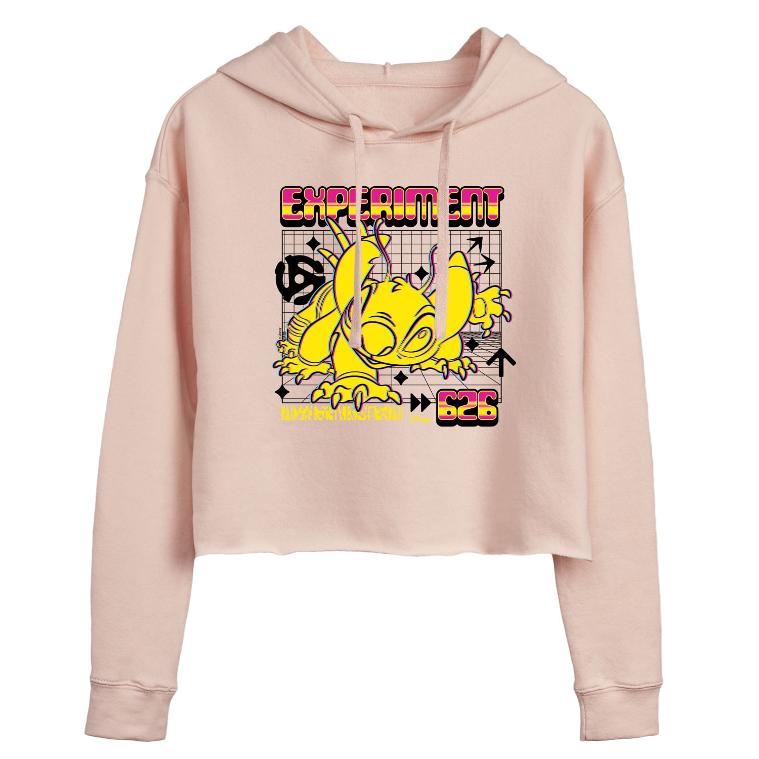 Disney - Lilo & Stitch - Experiment 626 - Juniors Cropped Pullover ...