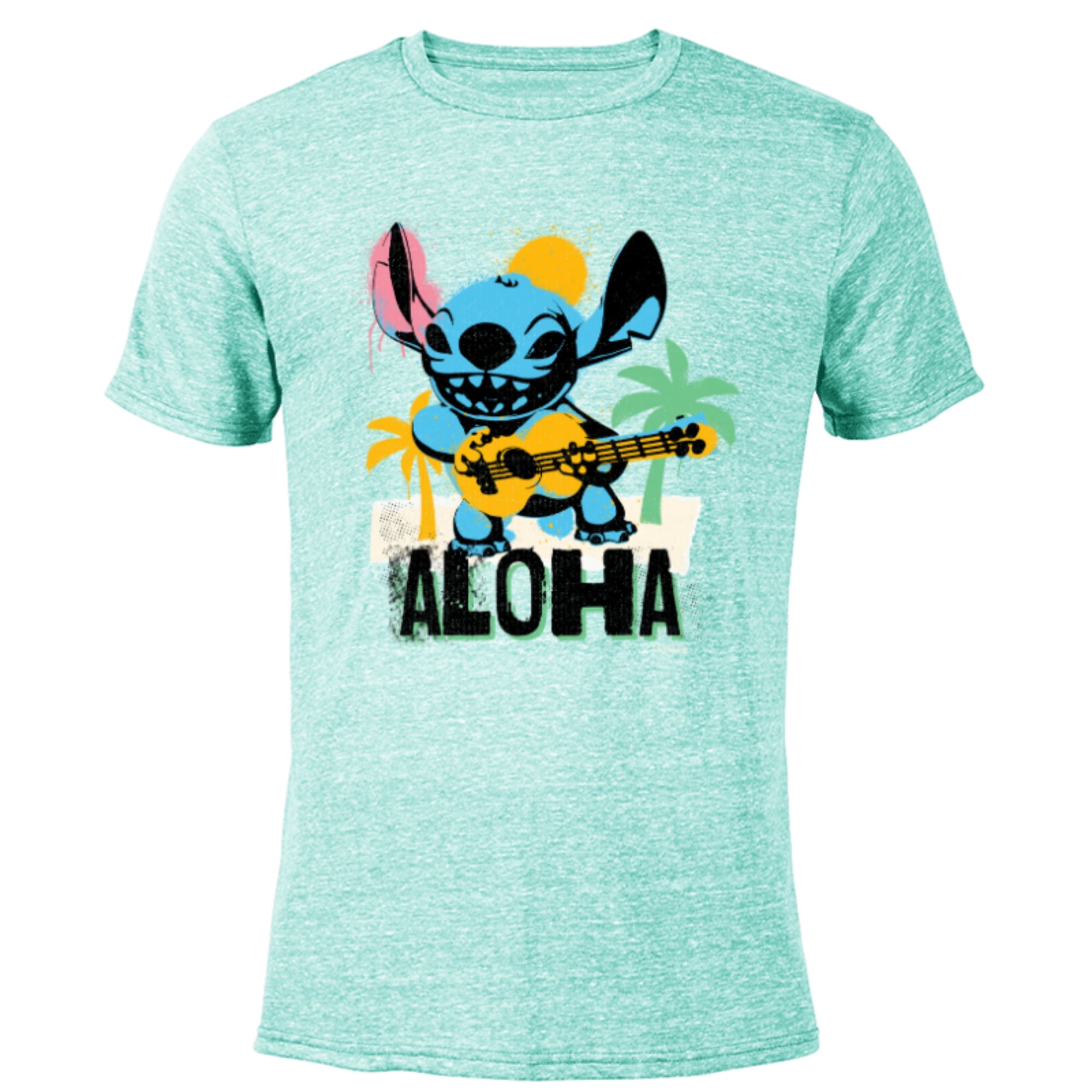 Disney Lilo & Stitch Galactic Grunge Aloha Stitch - Short Sleeve ...