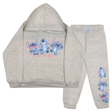 Disney Girls Lilo & Stitch Clothing Set - Stitch Sweatshirt Hoodie and ...