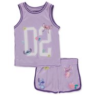 Disney Lilo & Stitch Big Girls Mesh Cosplay Dress Little Kid to Big Kid ...