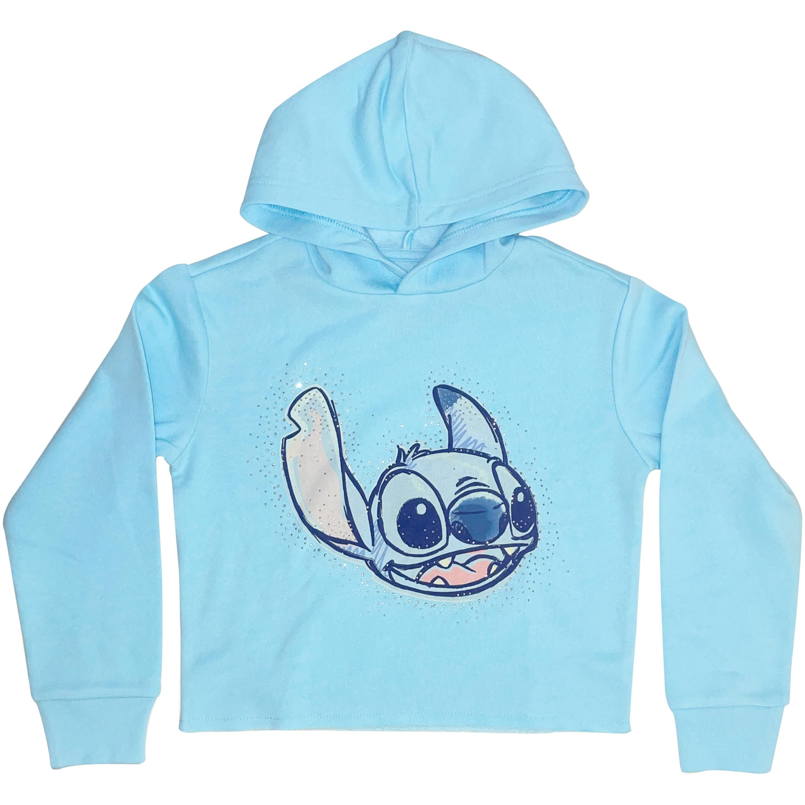 Disney Lilo & Stitch Girls Hoodie - Stitch Skimmer Pull Over Hoodie ...