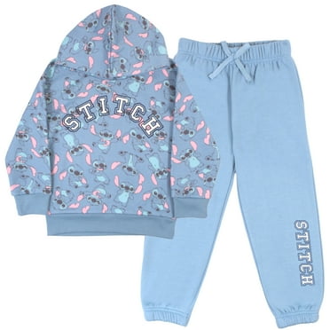 Disney Girls Lilo & Stitch Clothing Set - Stitch Sweatshirt Hoodie and ...