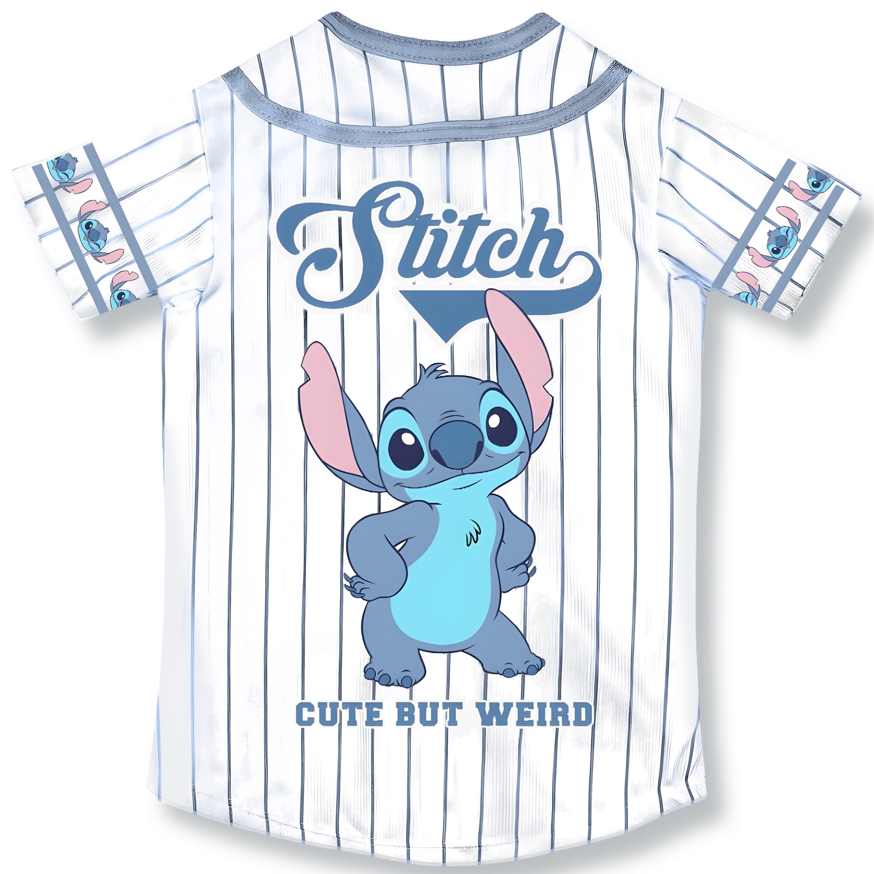 Disney Lilo & Stitch Girls Mesh Baseball Jersey - Stitch Graphic Print ...