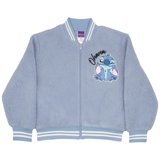 Disney Lilo & Stitch Girls Varsity Bomber Jacket Zip-Up Stitch Ohana ...