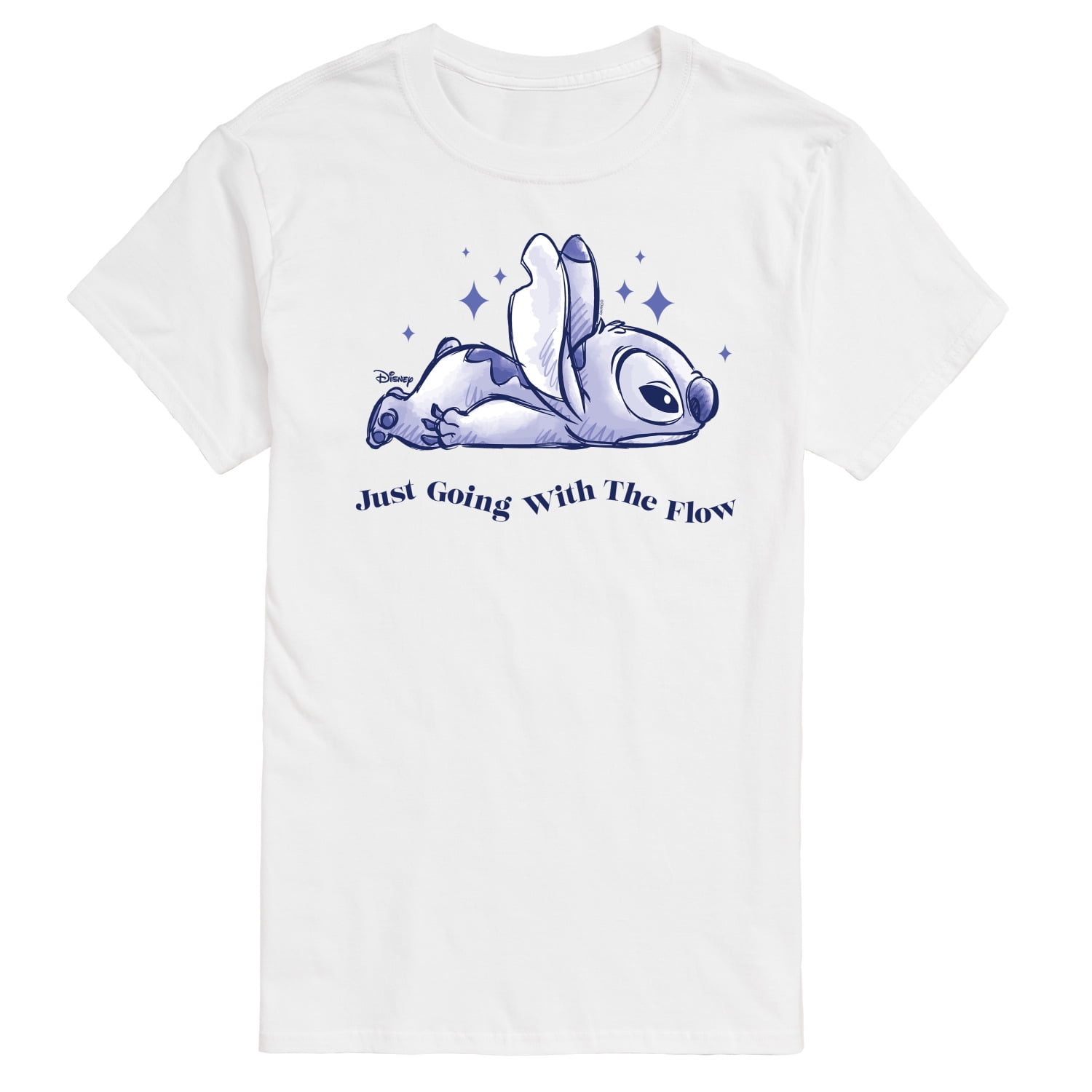 Disney - Lilo & Stitch - Go With The Flow - Men's Short Sleeve Graphic ...
