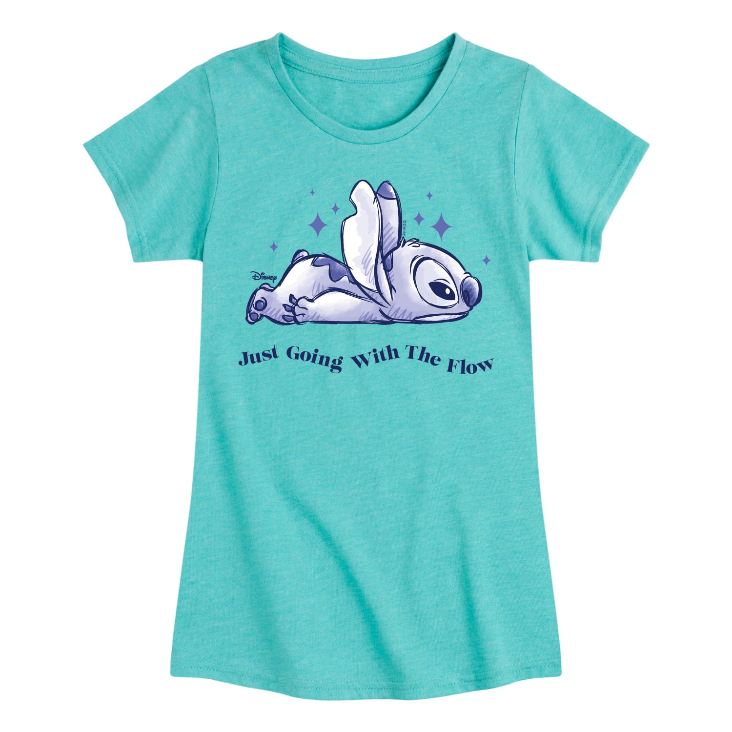 Disney - Lilo & Stitch - Go With The Flow - Toddler & Youth Girls Short ...