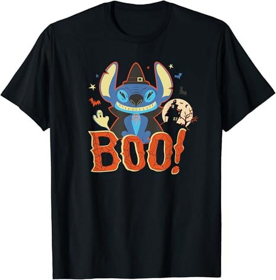Disney Lilo & Stitch Halloween Stitch Costume Boo! T-Shirt - Walmart.com