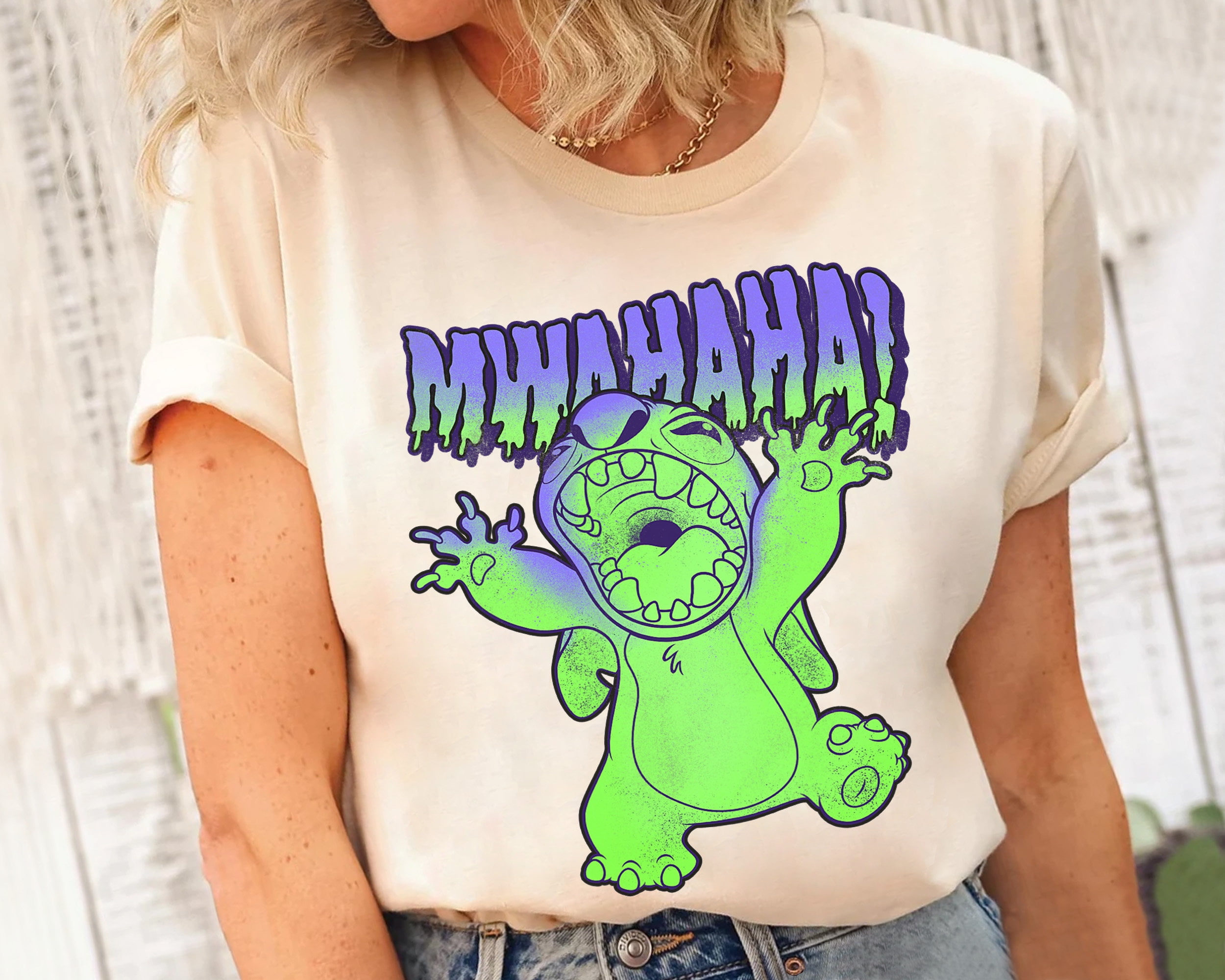 Disney Lilo & Stitch Halloween Stitch Mwahaha Shirt, Mickey's Not-So ...