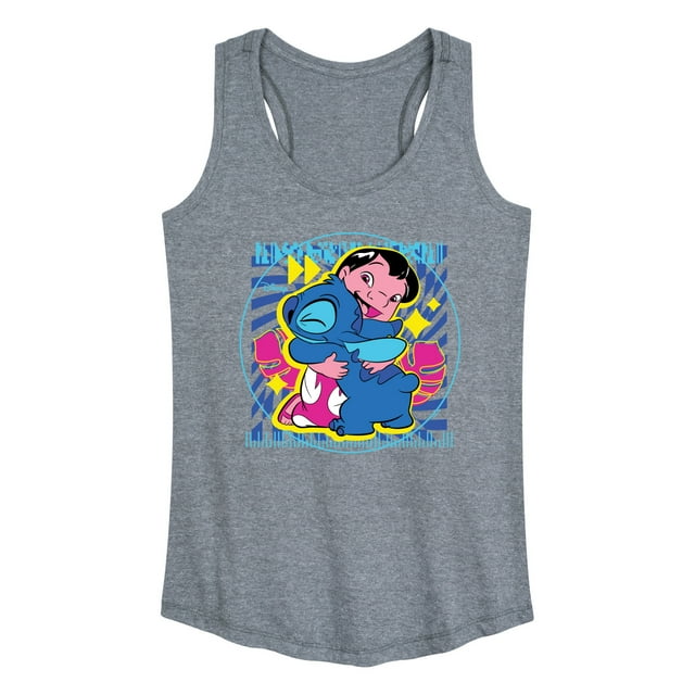 Disney - Lilo & Stitch - Lilo Stitch Hug - Women's Racerback Tank Top ...