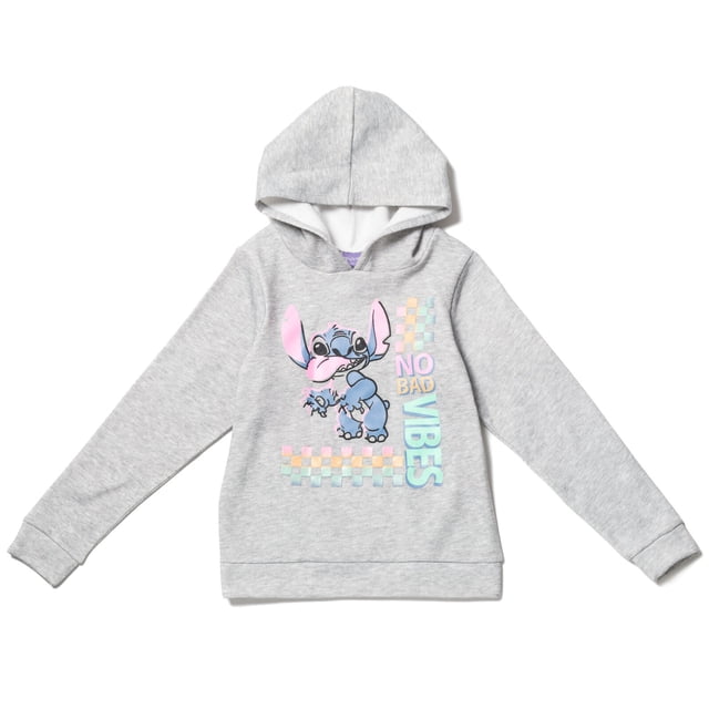 Disney Lilo & Stitch Little Girls Fleece Pullover Hoodie Little Kid to ...