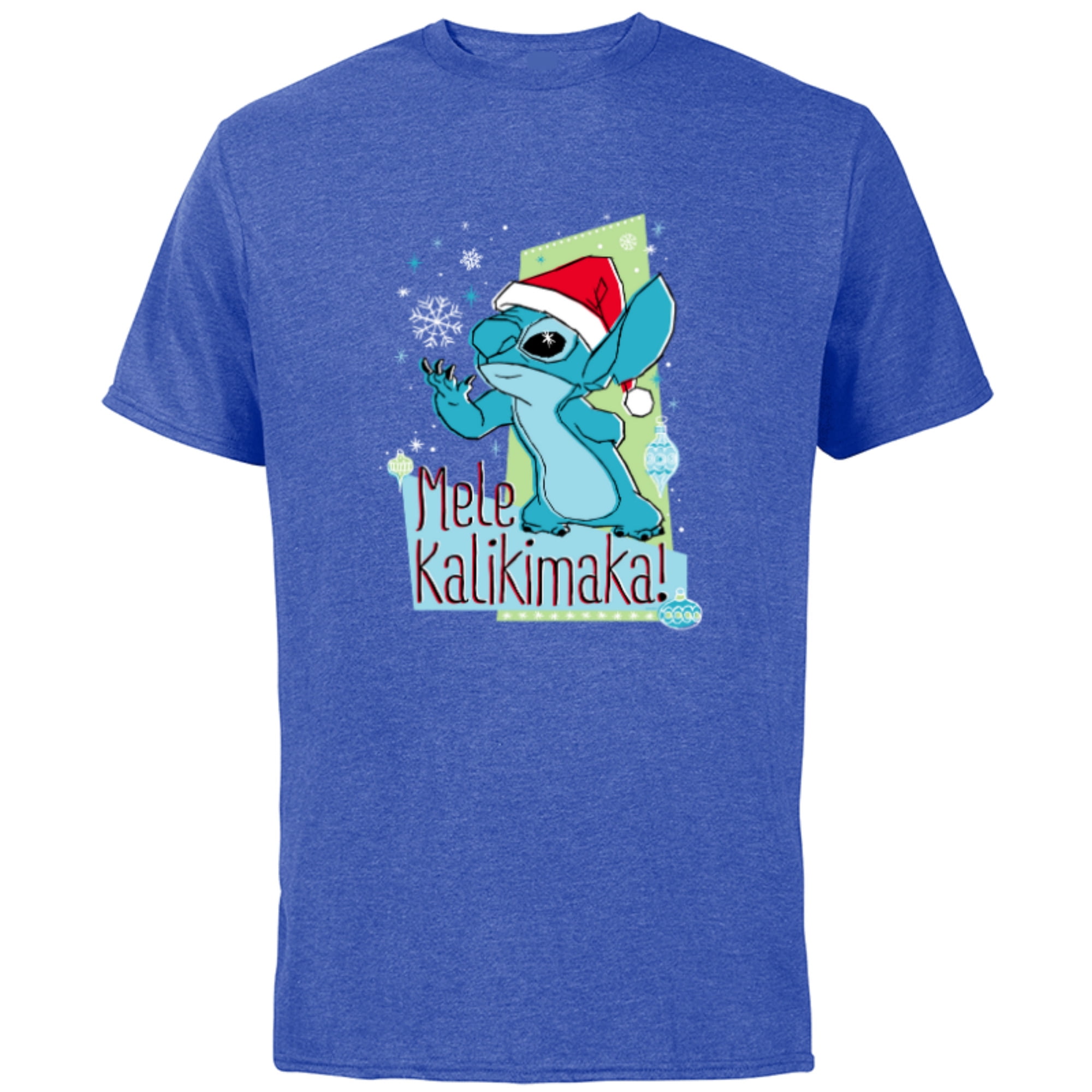 Disney Lilo & Stitch Mele Kalikimaka Holiday - Short Sleeve Cotton T ...