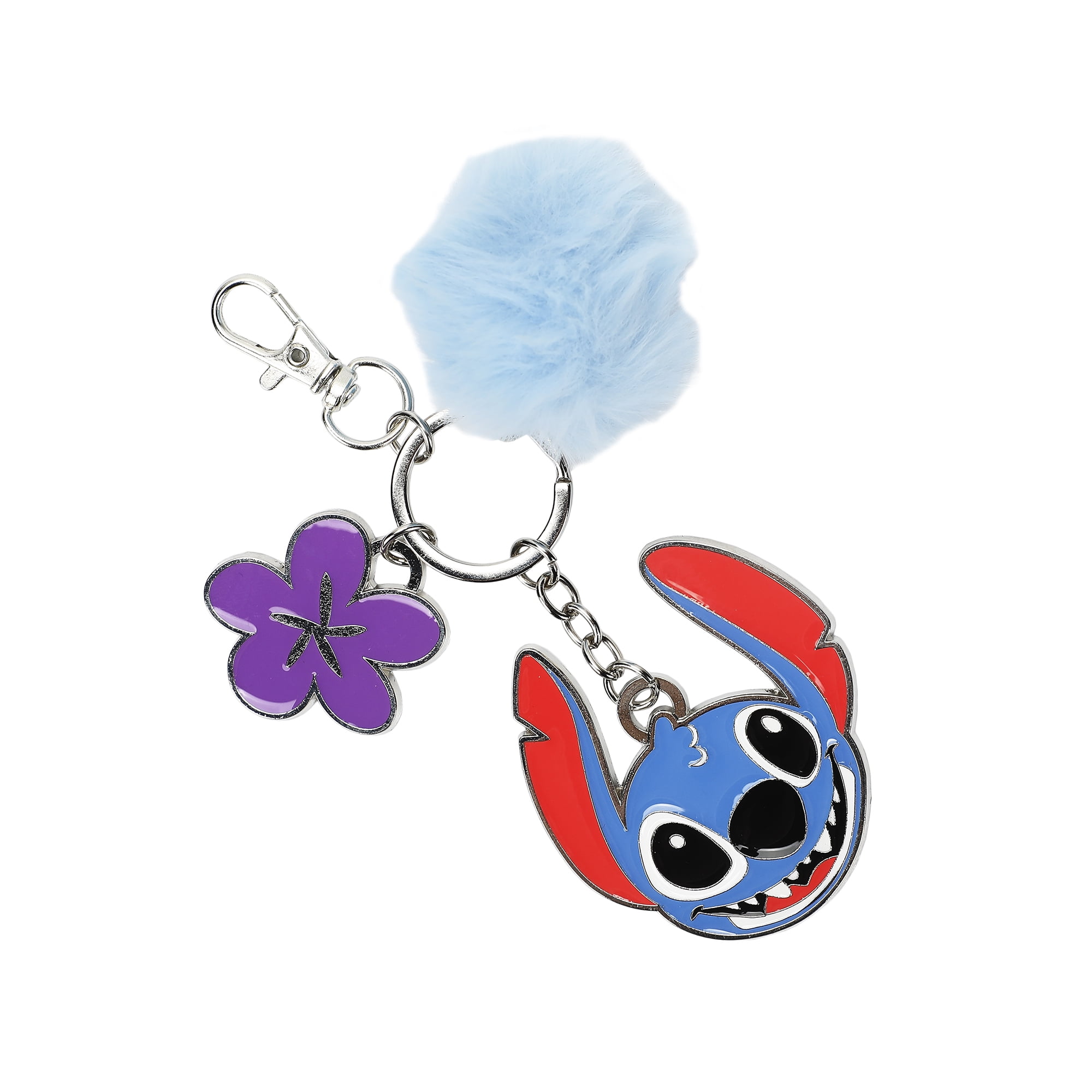 Disney Lilo & Stitch Multi-Charm and Pom Pom Keychain - Walmart.com