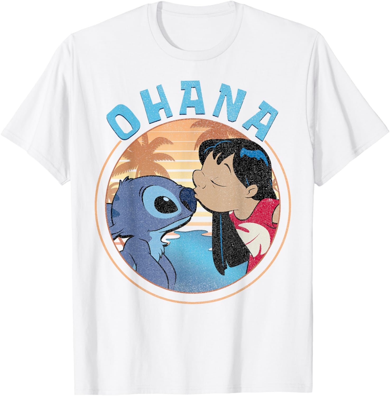 Disney Lilo & Stitch Ohana Circle Portrait T Shirt Shirt, Size 2Xl, Tee ...