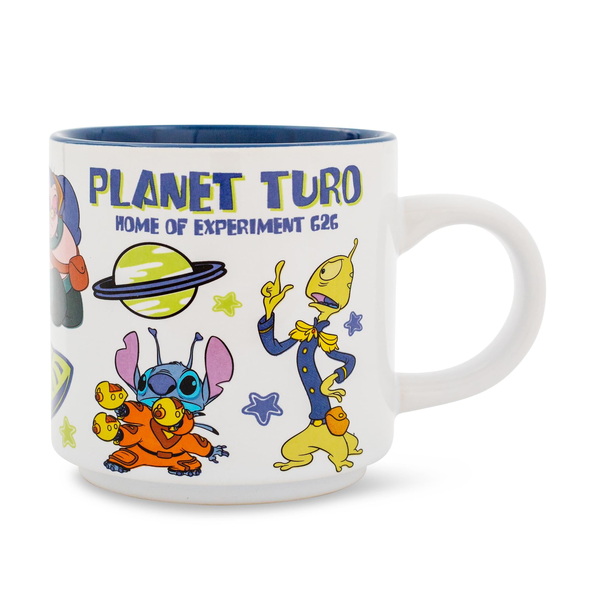 Disney Lilo & Stitch Planet Turo Single Stackable Ceramic Mug | Holds ...