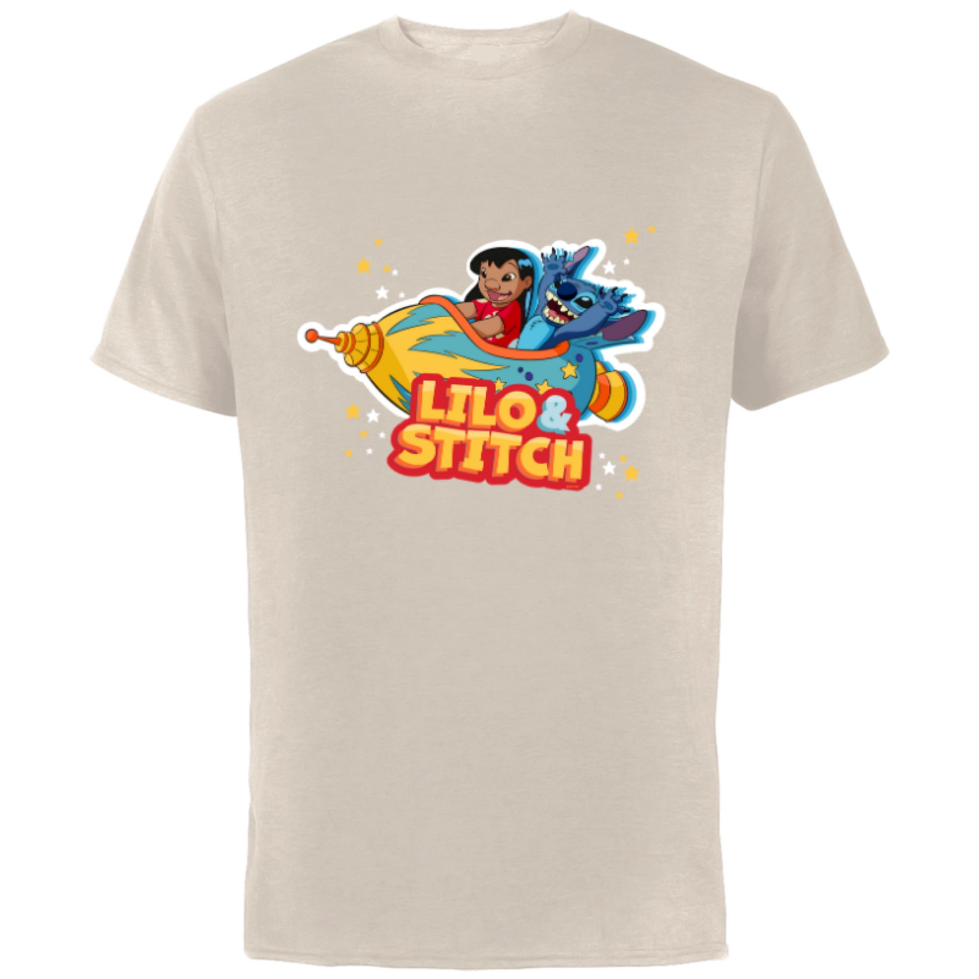 Disney Lilo & Stitch Rocket Ride - Short Sleeve Cotton T-Shirt for ...