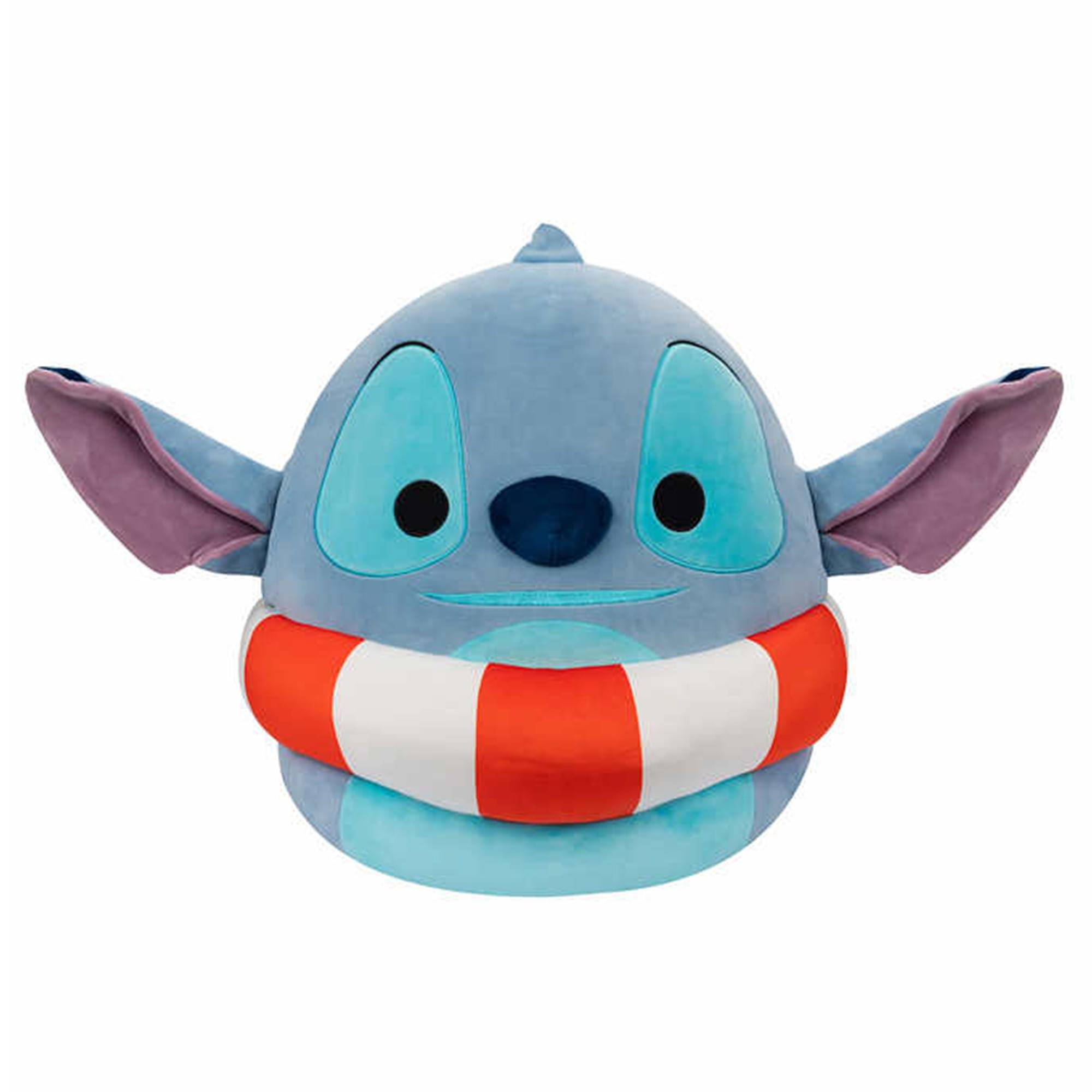 20 Inch Disney Lilo & Stitch Squishmallow Plush | Stitch in Inner Tube ...