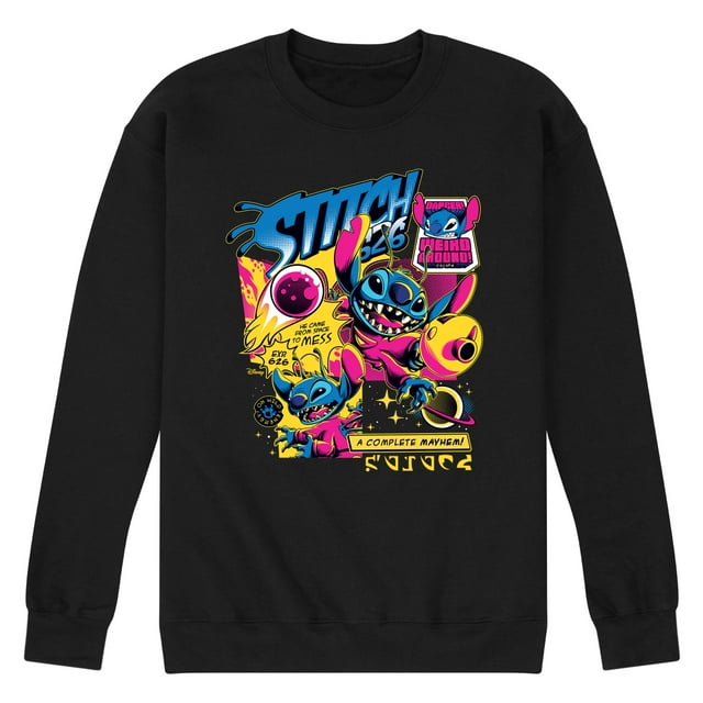 Disney - Lilo & Stitch - Stitch Comic Page - Men's Crew Neck Fleece ...
