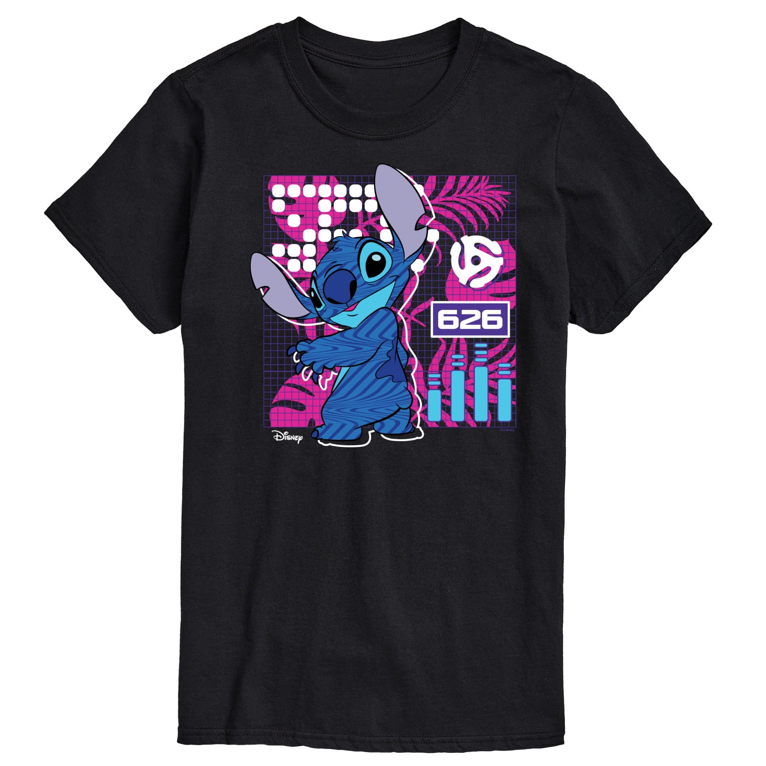 Disney - Lilo & Stitch - Stitch Grid - Men's Short Sleeve Graphic T ...