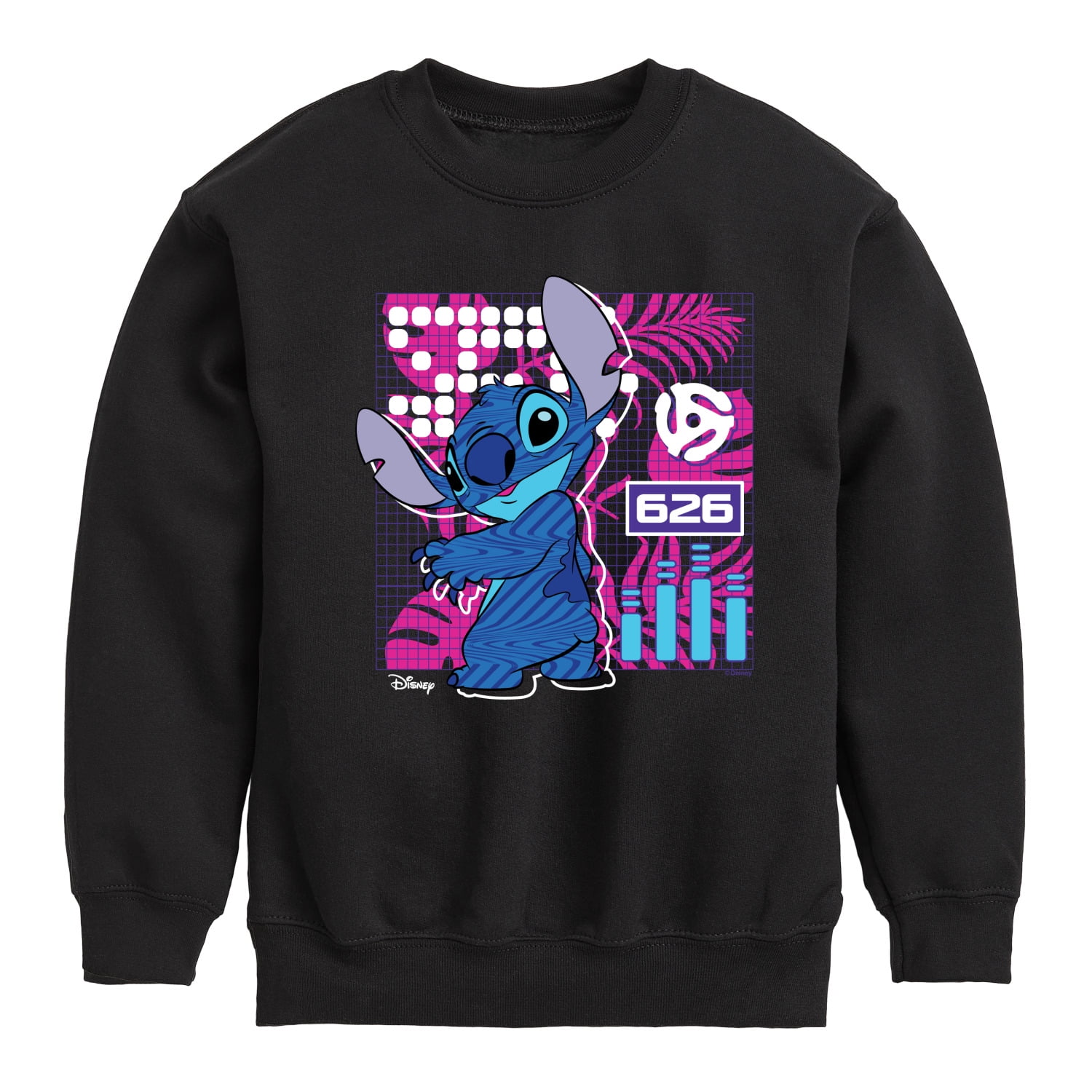Disney - Lilo & Stitch - Stitch Grid - Toddler & Youth Crewneck Fleece ...