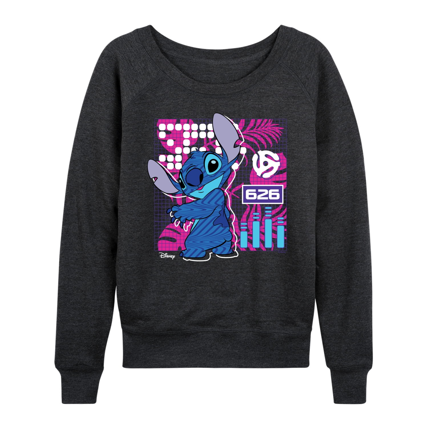 Disney - Lilo & Stitch - Stitch Grid - Women's Lightweight French Terry ...