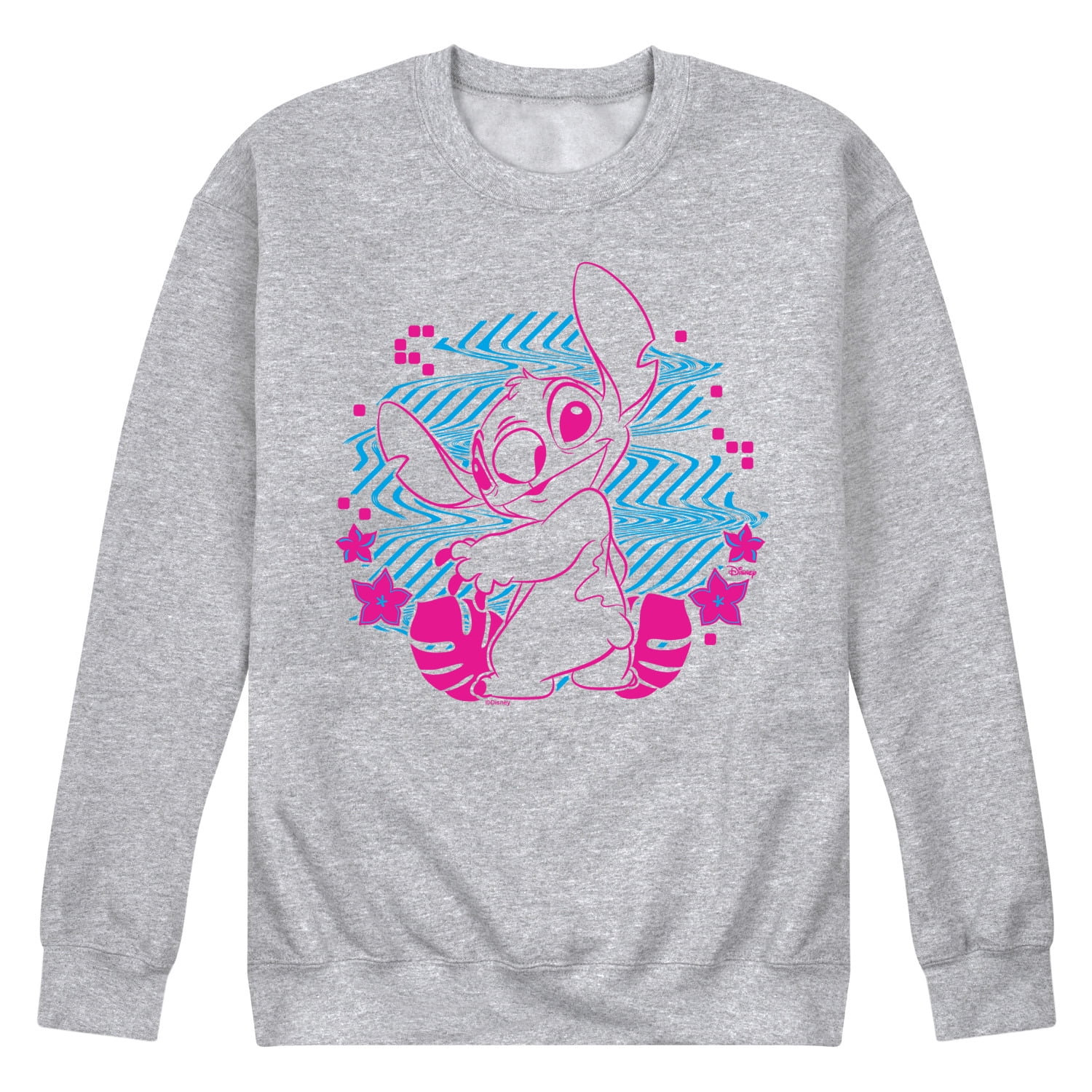 Disney - Lilo & Stitch - Stitch Haze - Men's Crew Neck Fleece Pullover ...