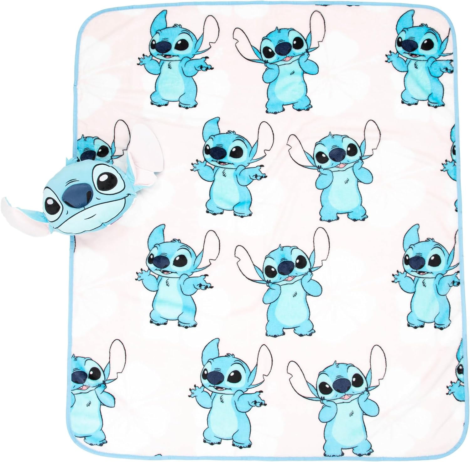 Disney Lilo & Stitch Sweet Yet Spacey Nogginz Pillow & Travel Throw Set ...