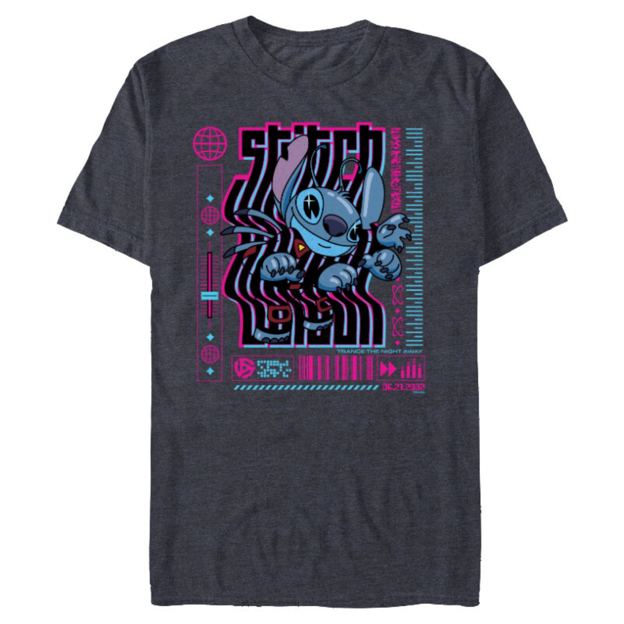 Disney Lilo & Stitch Techno Trance the Night Away 2002 - Short Sleeve ...