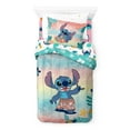 Disney Lilo & Stitch Tie-Dye 5 Piece Twin Bed Set 100% Microfiber ...