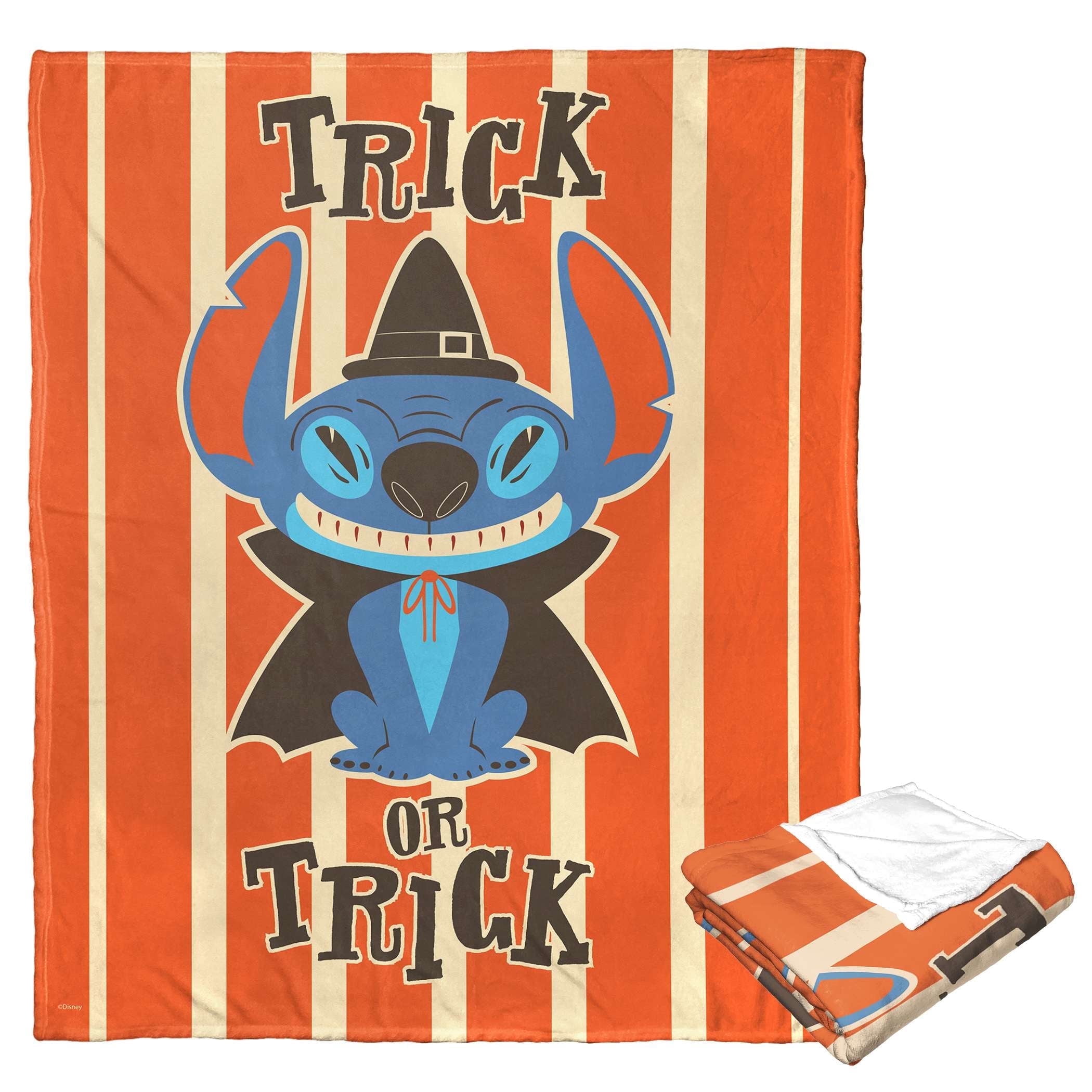 Disney Lilo & Stitch Trick Or Trick Kids Silk Touch Throw Blanket ...