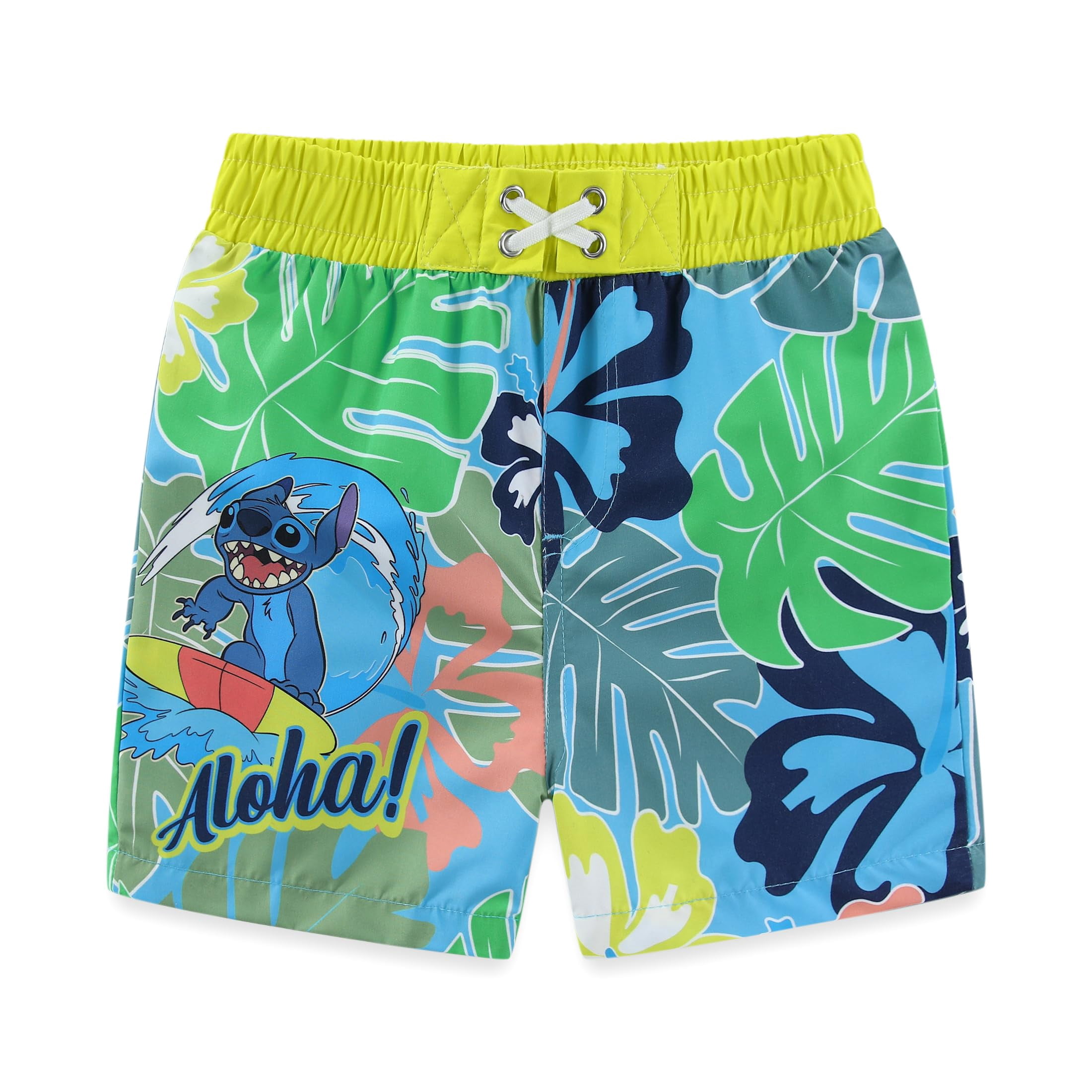 Disney Lilo & Stitch UPF 50+ Swim Trunks Shorts Bathing Suit (Boys ...