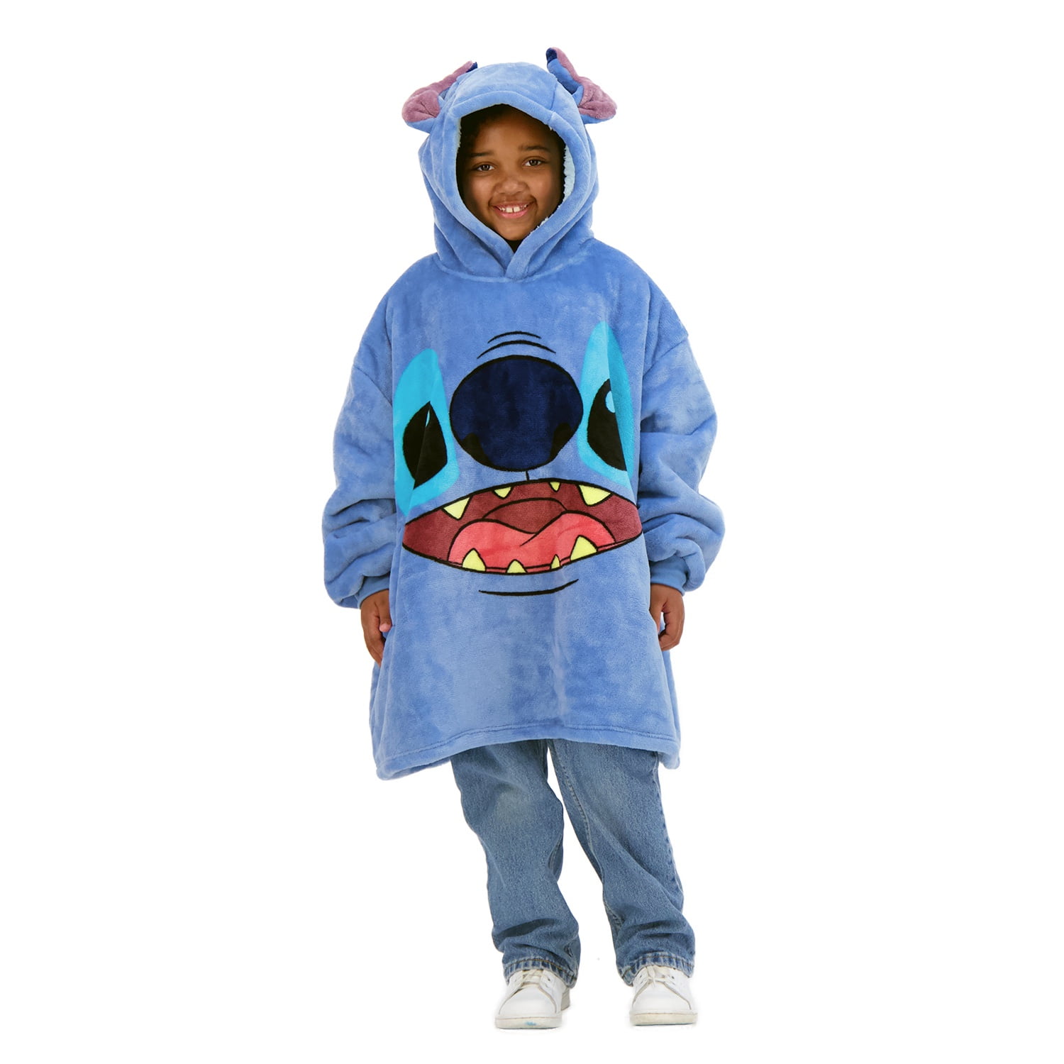 Disney Lilo & Stitch Wavy Big Hoodie for Kids Oversized Pullover ...