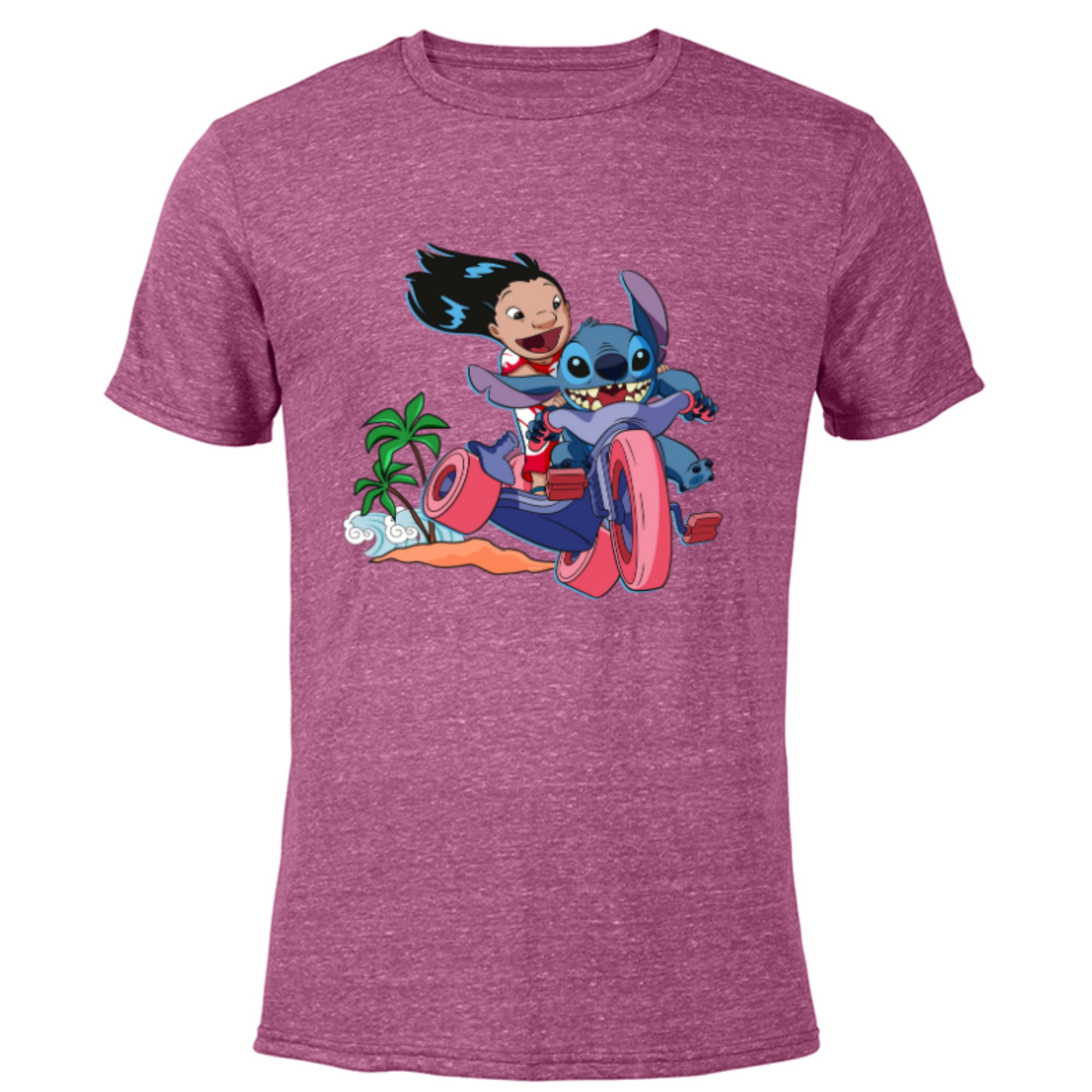 Disney Lilo & Stitch Wild Ride - Short Sleeve Blended T-Shirt for ...