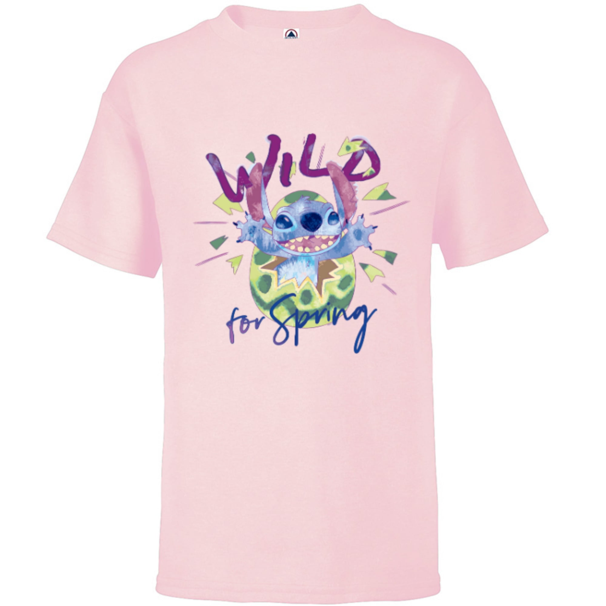 Disney Lilo & Stitch Wild for Spring Easter - Short Sleeve T-Shirt for ...