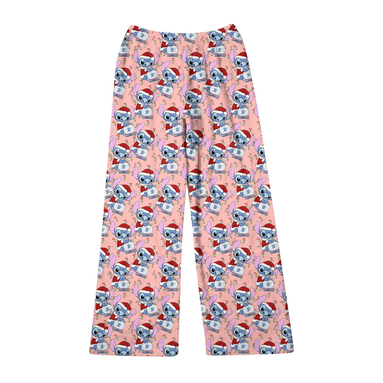 Disney Lilo & Stitch Women's Soft Touch Cotton Pajama Pants Pink S ...