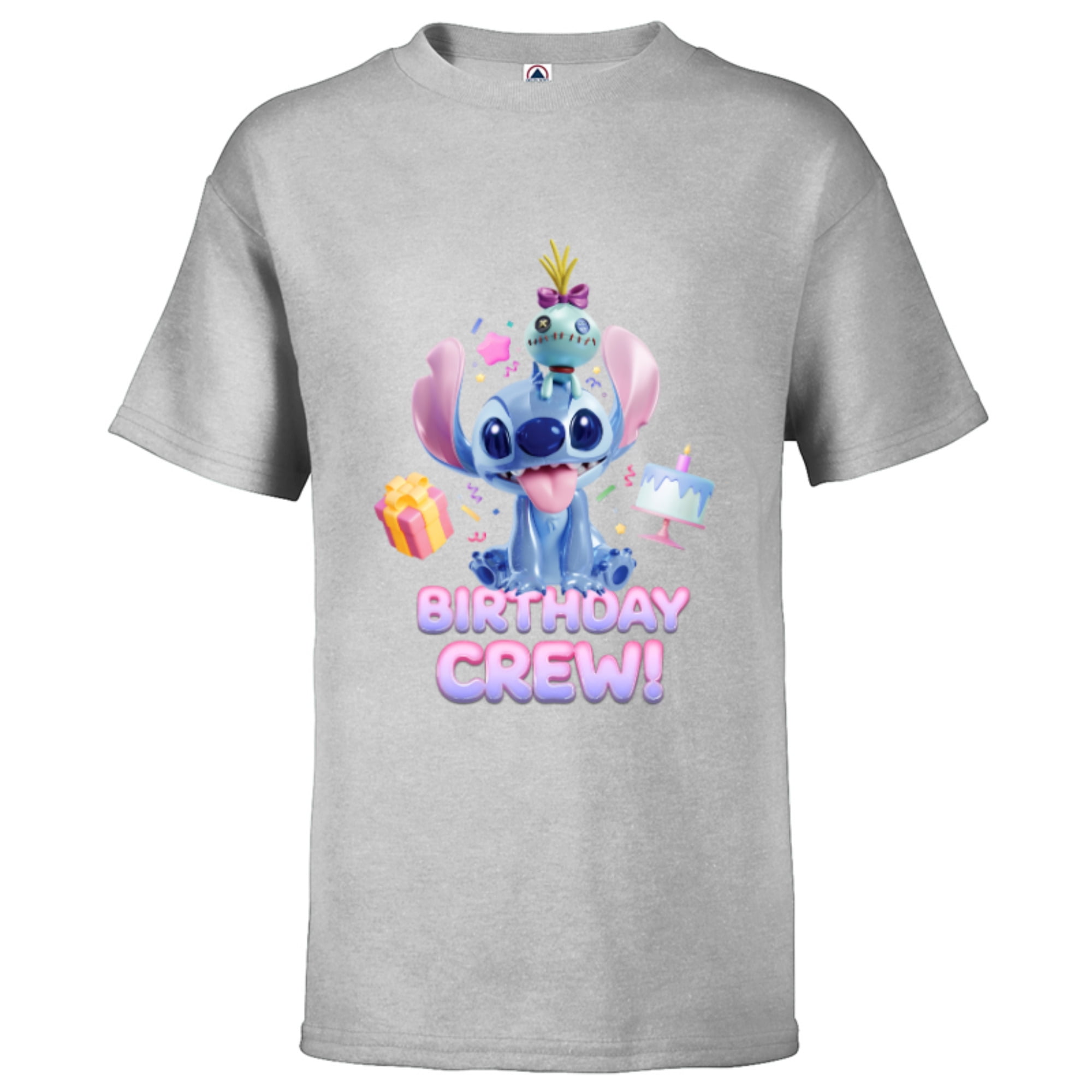 Disney Lilo & Stitch with Scrump Big Shiny Birthday Crew - Short Sleeve ...