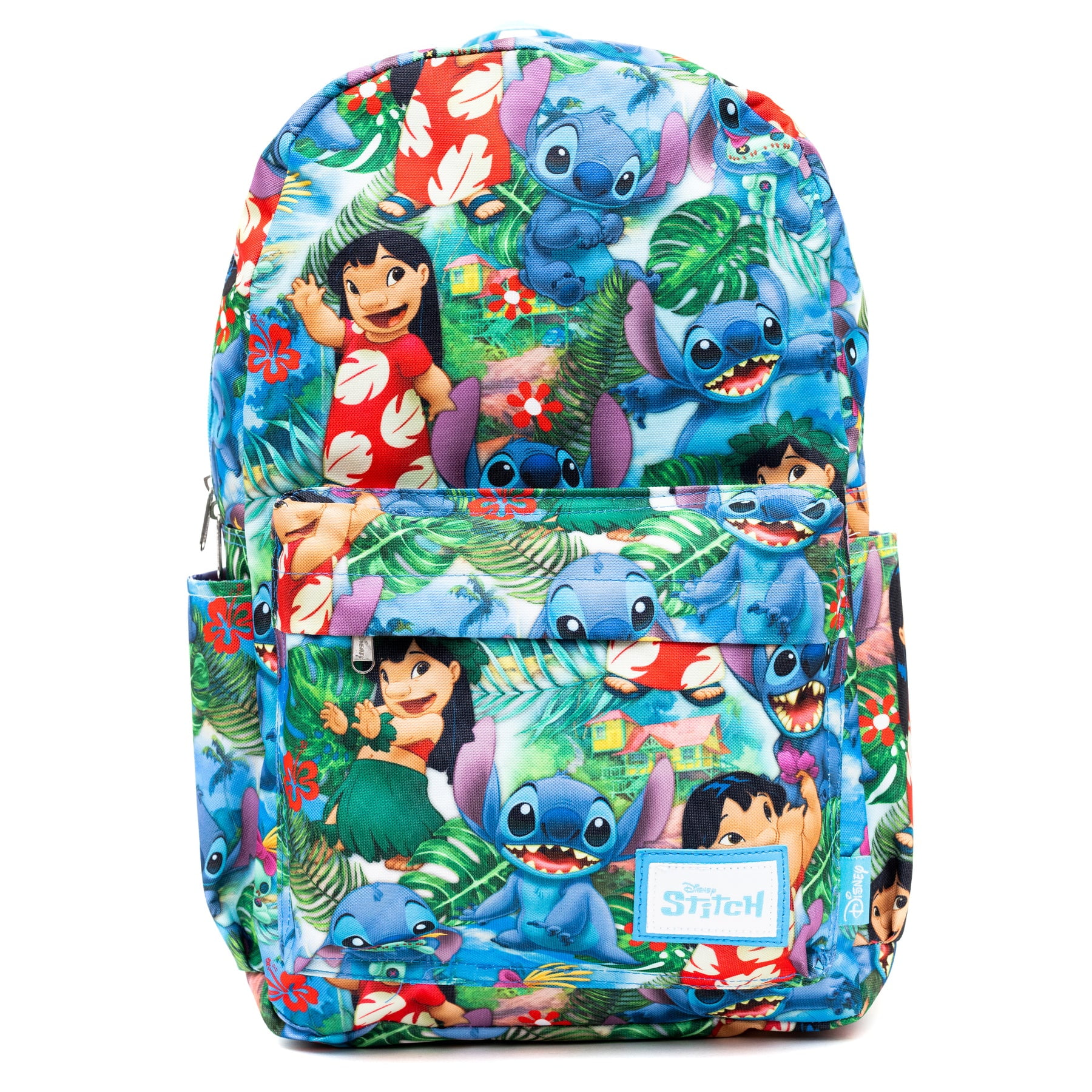 Disney Lilo and Stitch 17" Full-Size Nylon Backpack - Walmart.com