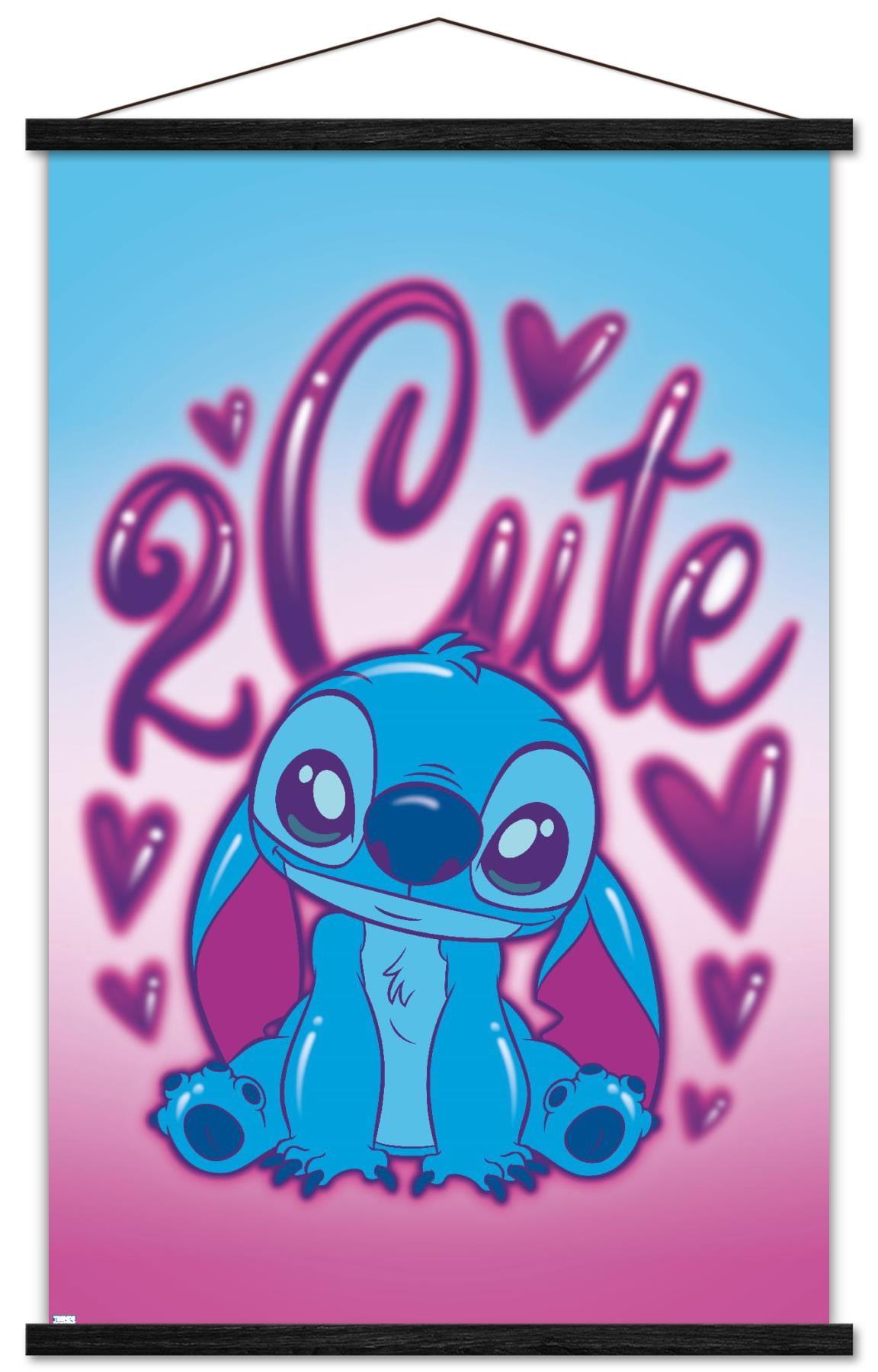 Disney Lilo and Stitch - 2 Cute Wall Poster with Magnetic Frame, 22.375 ...